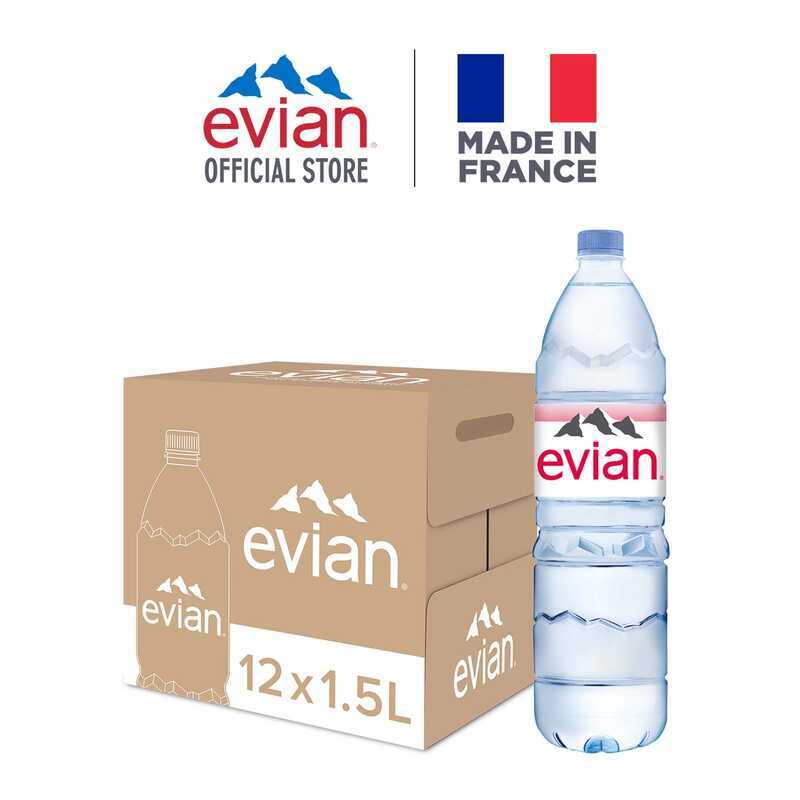 Evian Natural Mineral Water 12 X 1.5L Case B00 | Shopee Philippines