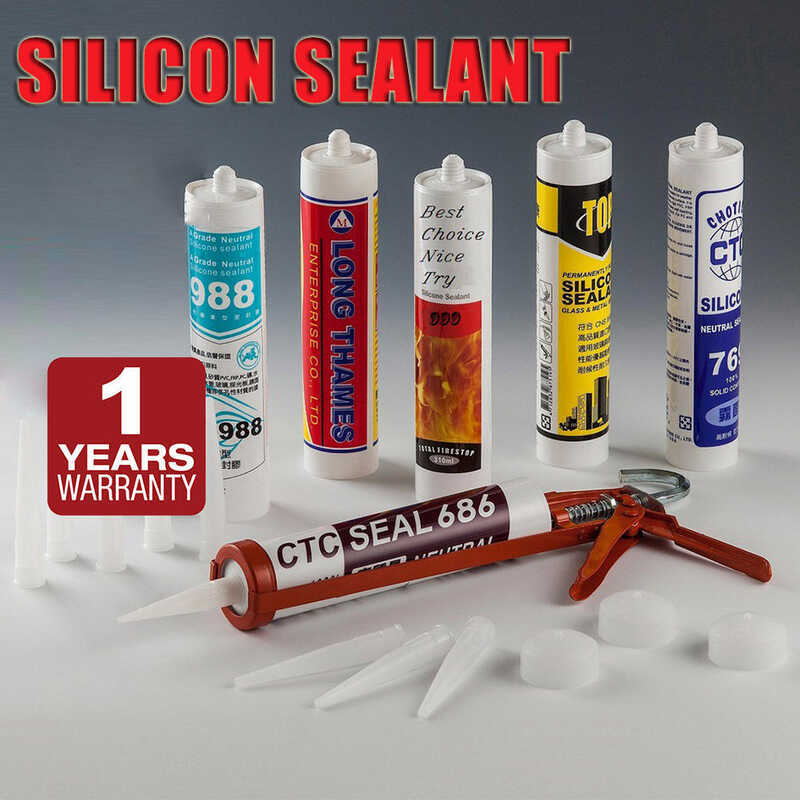 Silicon Sealant 1 Year Warrenty 300Ml Gun Strong Adhesive Silicon ...