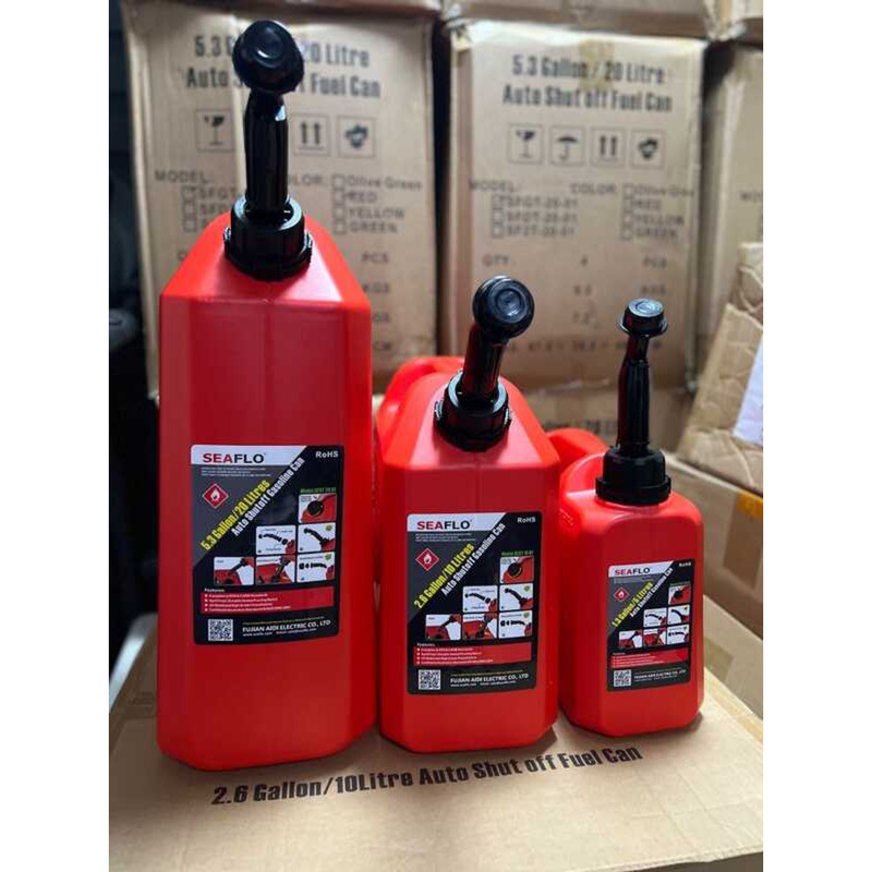 Gas Tank, Gasoline Container / Jerry Can - Seaflo 5 Liters, 10 20 ...