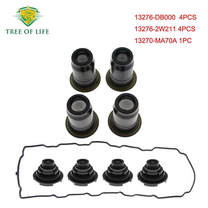 Valve Rocker Cover Gasket Fuel Injector Seal Kit For Nissan Patrol GU ...