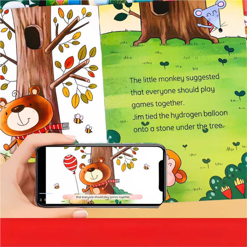 SK 10 Boo Kid's English Book Graded Reading Various Stories Book Kids ...