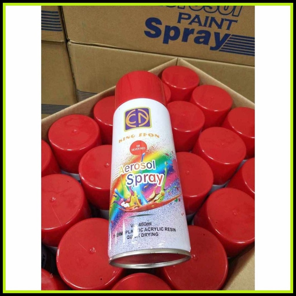 KING SFON Aerosol Spray paint Thermoplastic Acrylic Resin Quick Drying ...