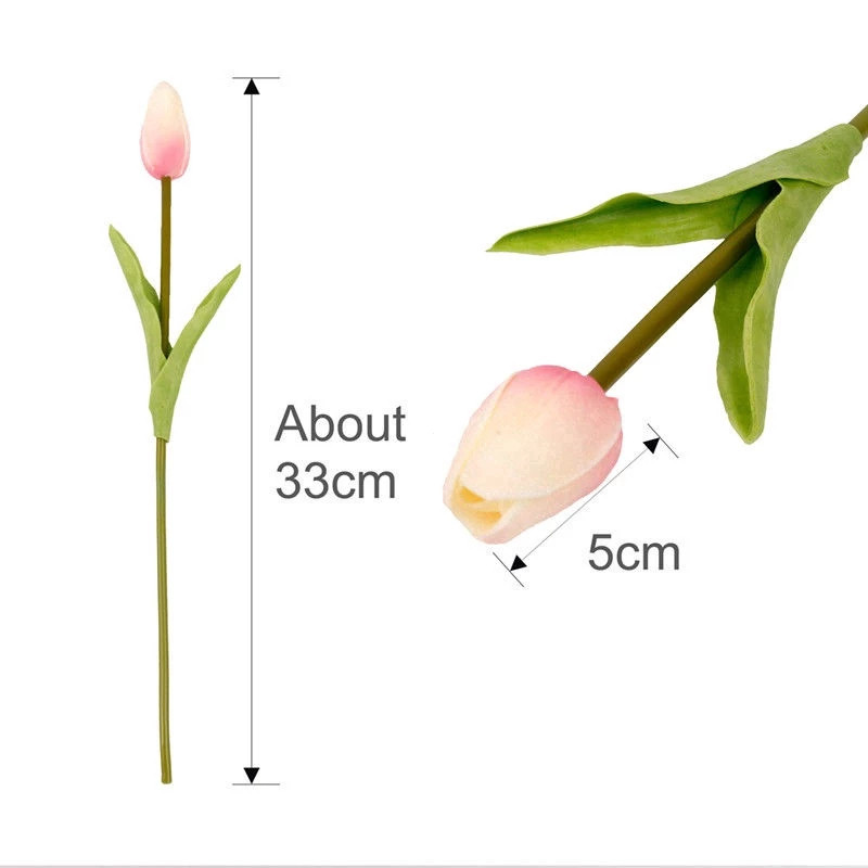 【COD】Valentine‘Day 12PCS Artificial Tulip Flower Fake Flower for ...