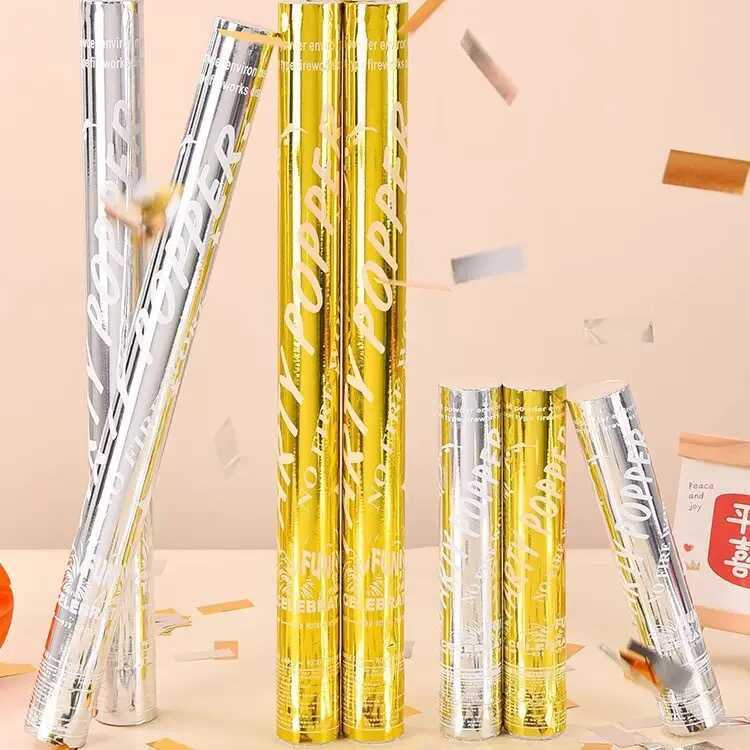 Silver Gold Fireworks Party Handheld Sparkler Tube Wedding Atmosphere ...