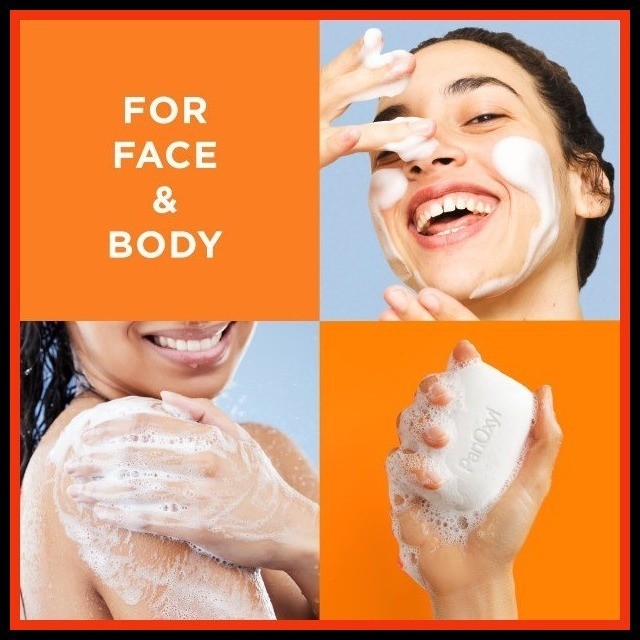 PanOxyl Acne Treatment Bar with 10% Benzoyl Peroxide, Maximum Strength ...