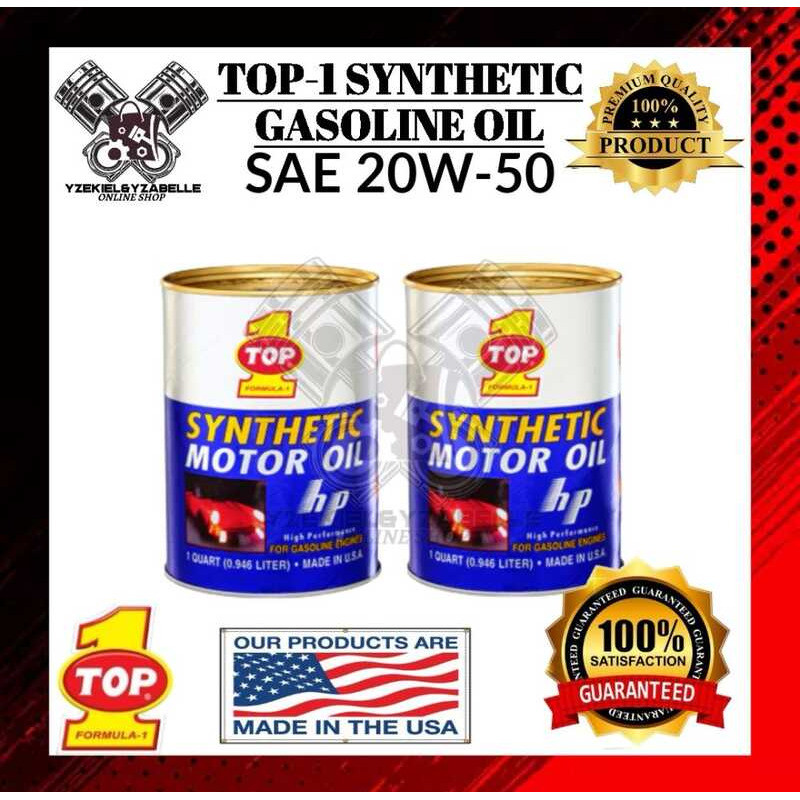 TOP 1 FORMULA SYNTHETIC MOTOR OIL HP HIGH PERFORMANCE FOR GASOLINE ...