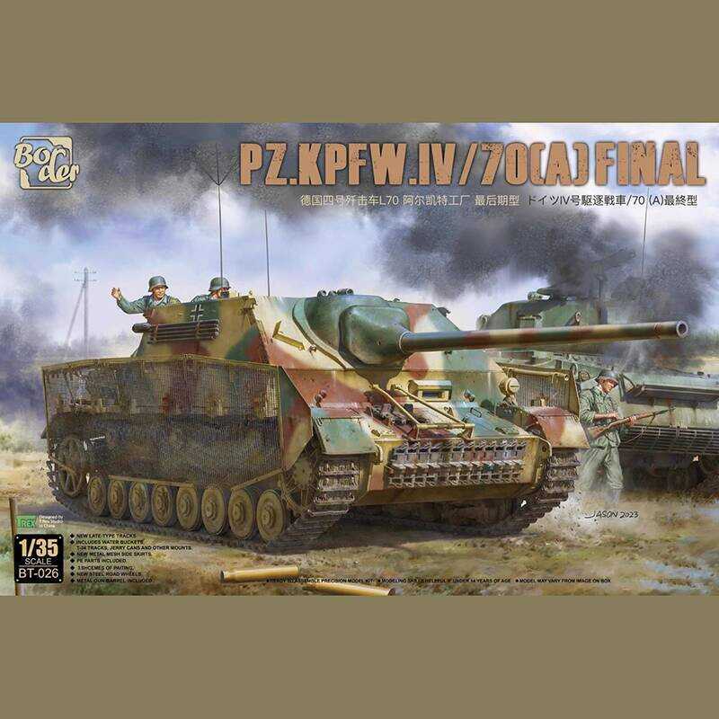 Border 1/35 BT-026 German IV Panzer L70A Mid/Late Plastic Assembly ...