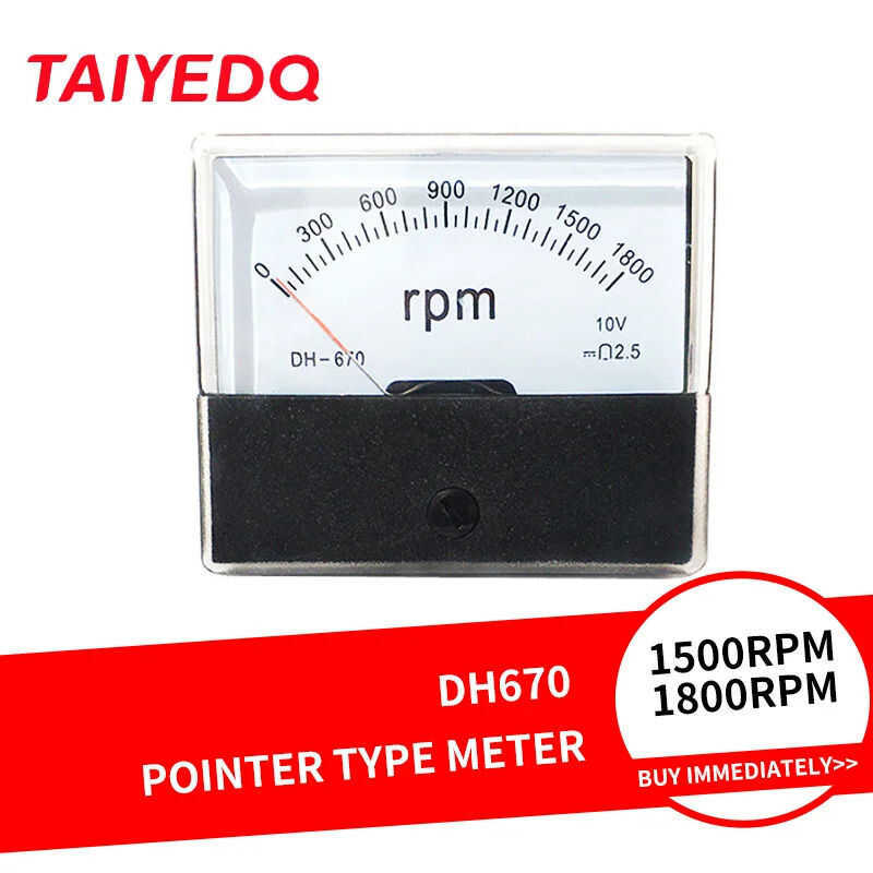 Dh670 Rpm Meter Speed Counter DC Tachometer For Frequency Converter ...