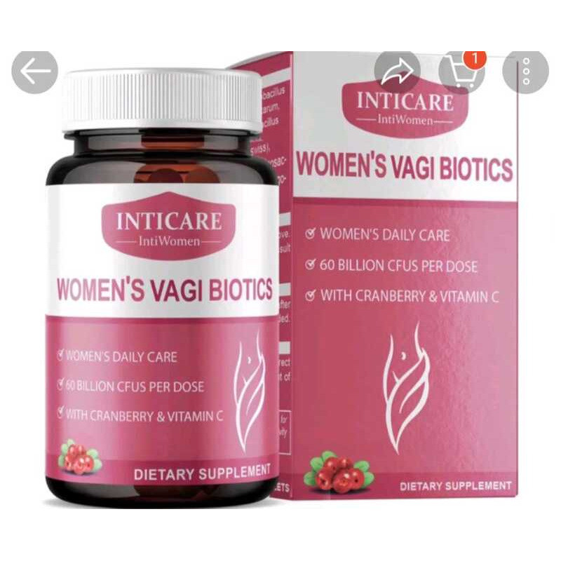 INTICARE Women's VAGI BIOTICS 30 TABLETS 25B d1 | Shopee Philippines
