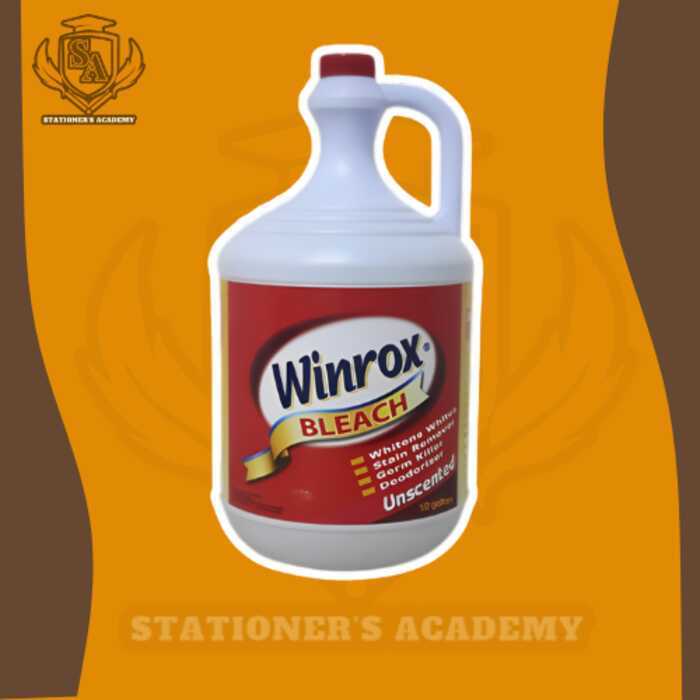 Winrox Bleach Unscented 1 Gallon 3 | Shopee Philippines
