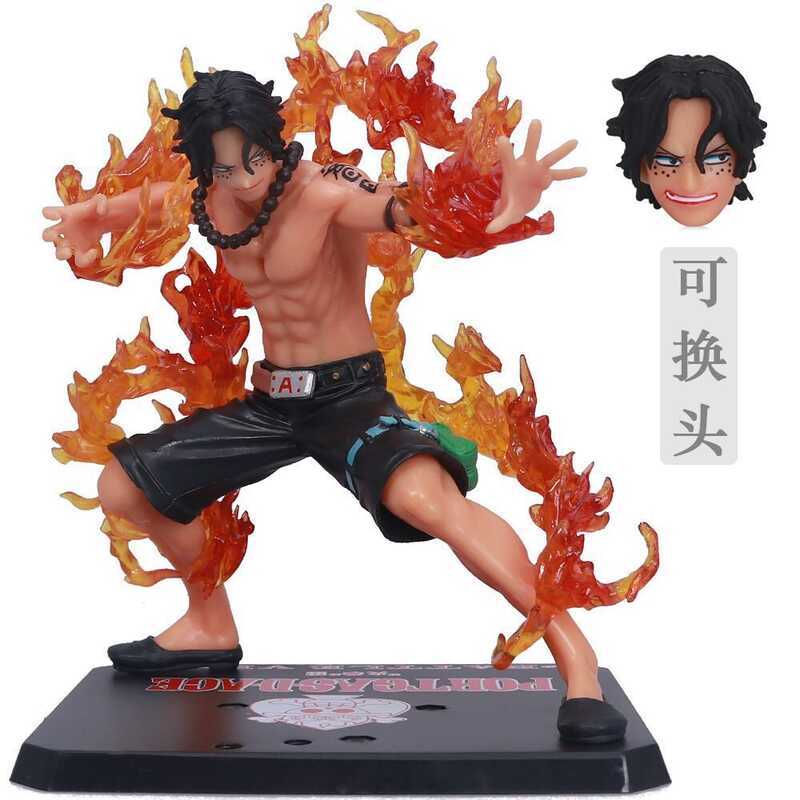 A0 One Piece ZERO Battle Edition Set Fire Fist Giant Ace Boxed Figure ...