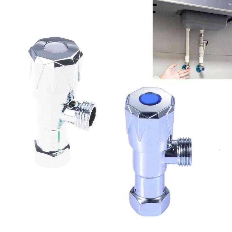 Water Flows Control Valves 1/2Inch Turn Angle Stop Hot/Cold For Heating ...