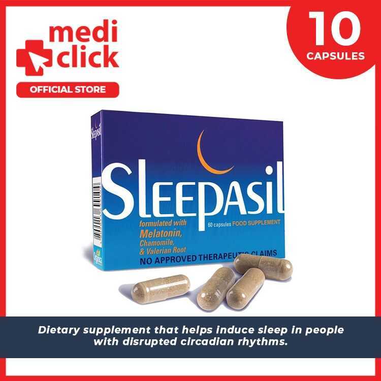 Sleepasil Sleep-aid - 10 CAPSULES 2e2 | Shopee Philippines