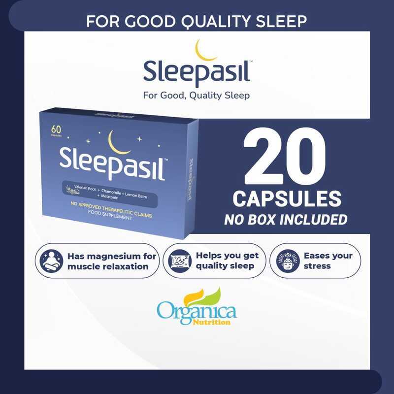 [For Good Quality Sleep] Sleepasil Melatonin Supplement 20 Capsules 3Db ...