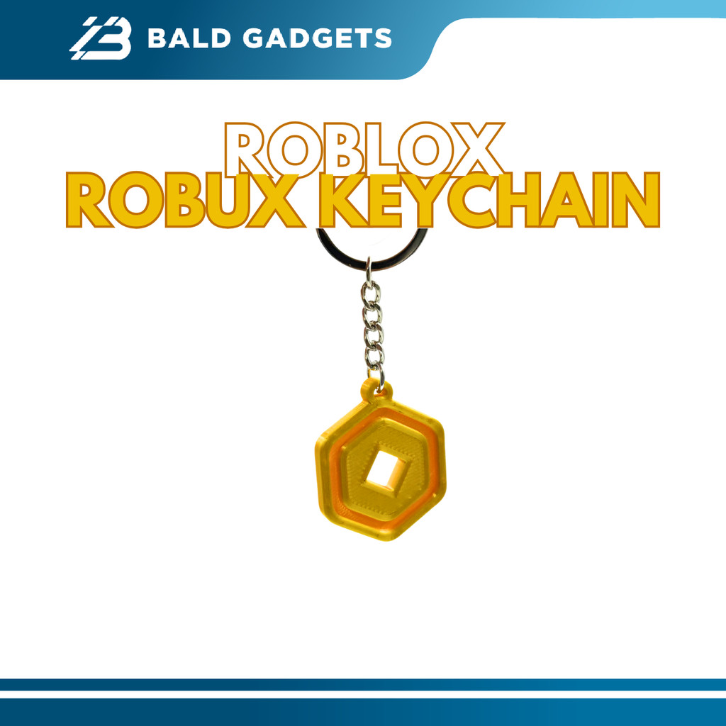3D Printed Roblox Robux Coin Keychain – Unique Gamer Collectible, Fun ...
