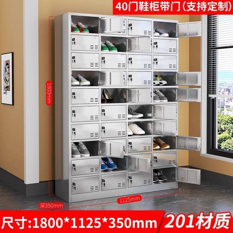 ☑♥ Zhongyu Steel Teng Stainless Steel Shoe Cabinet Dust-Free Clean ...