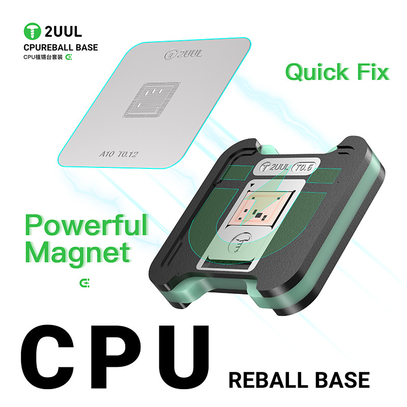 2UUL BH17 CPU Reball Base Magnetic Dual-Sided Reballing Platform Set ...