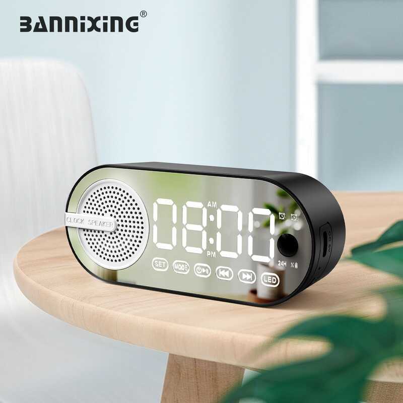 Bluetooth Audio Smart ai Alarm Clock Speaker Desktop Clock Card ...