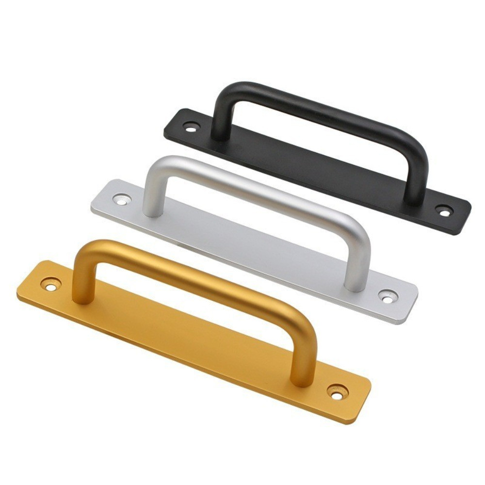 Aluminum Alloy Sliding Door Handle Gate Door Push Door Knob With Screws ...