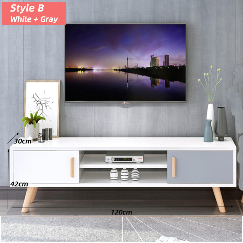 TV cabinet console wall mounted wooden coffee table cabinet combination ...
