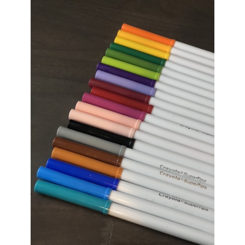 Crayola Supertips 20 washable markers | Shopee Philippines