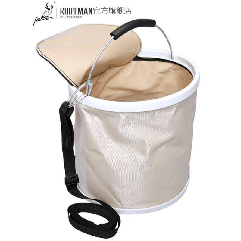 Folding Portable Fishing Bucket Outdoor Car Travel Water Bucket Large ...