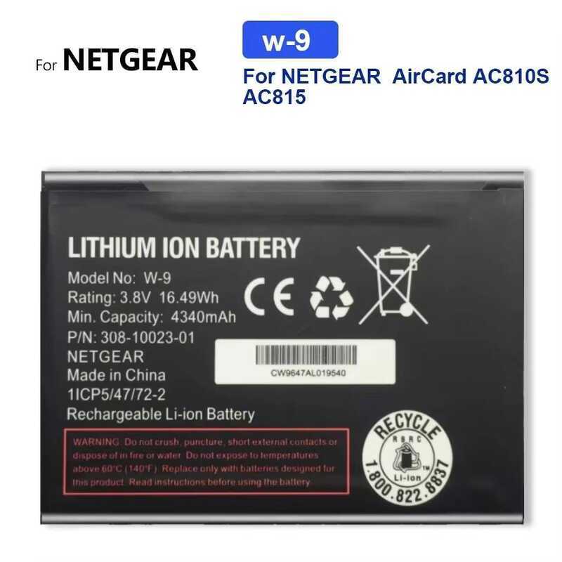 W-9 For Netgear Sierra Aircard AC810S AC815 4340mAh Long Lasting Router ...
