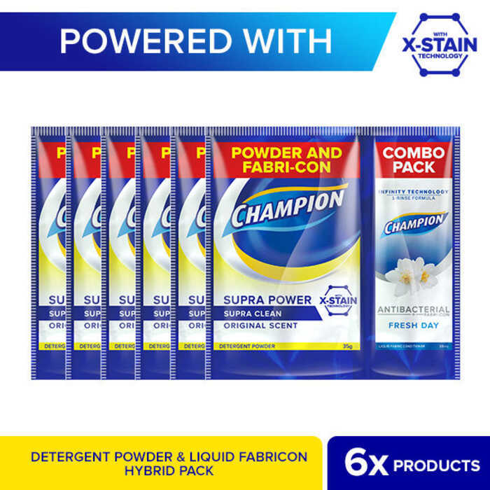 Champion Hybrid Powder And Fabcon Combo 6'S Aa6 | Shopee Philippines