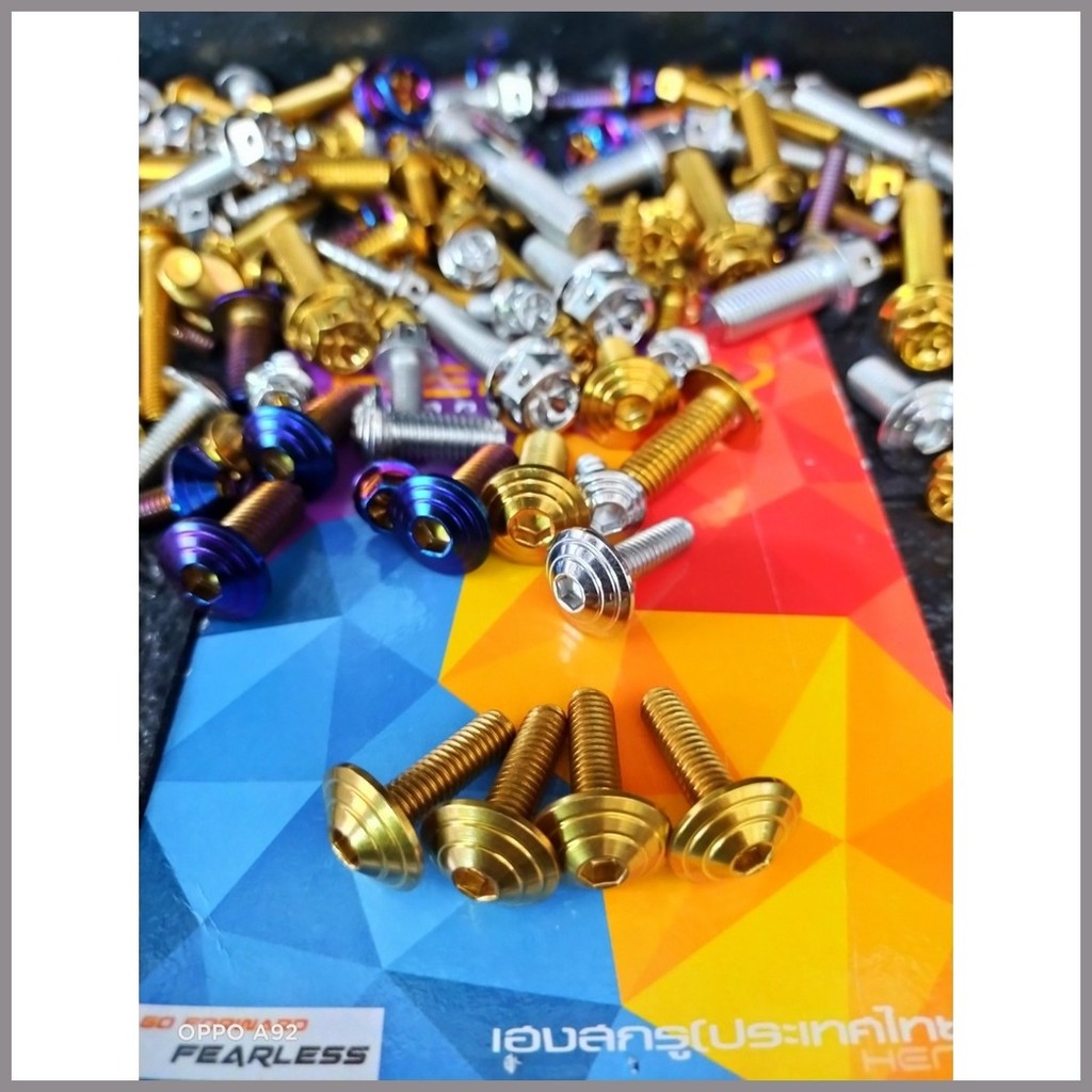 HENG UMBRELLA BODY BOLT (Gold, Whitegold & Titanium) | Shopee Philippines