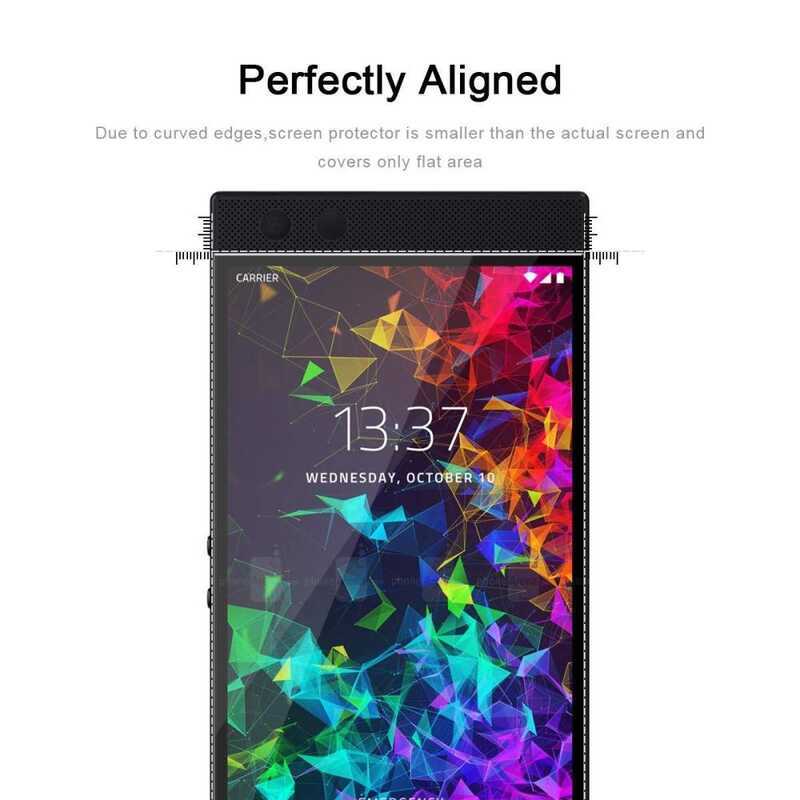 (K )Razer Tempered Glass, Glass Screen Protector Film For 2 Razer Phone ...