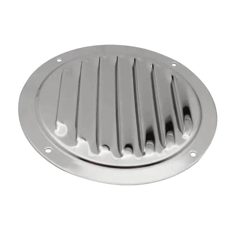 5Inch 2Piece Round Louvered 316 Stainless Steel Air Marine Boat Vent ...