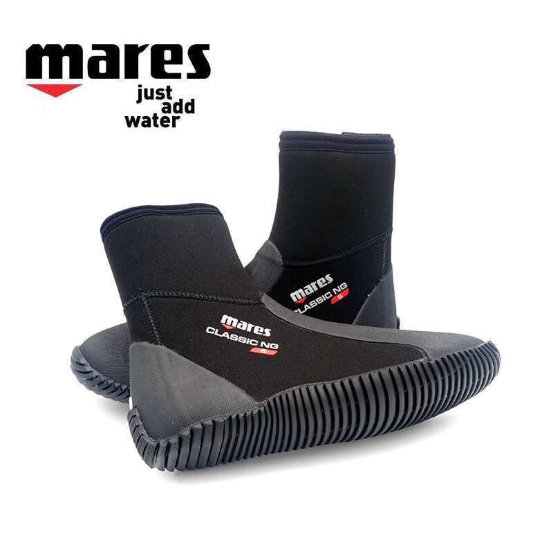 Mares 5mm Thick Sole Scuba Diving Boots High Top Surf Shoes Snorkeling ...