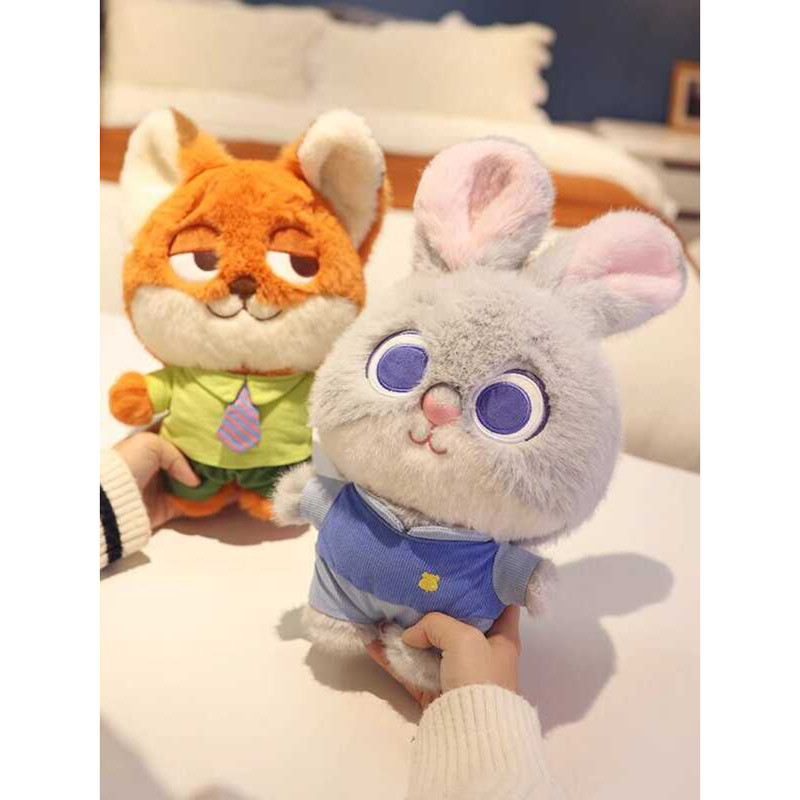 Zootopia Judy Nick The Fox Tree Sloth Lightning Mcqueen Rabbit Plush ...