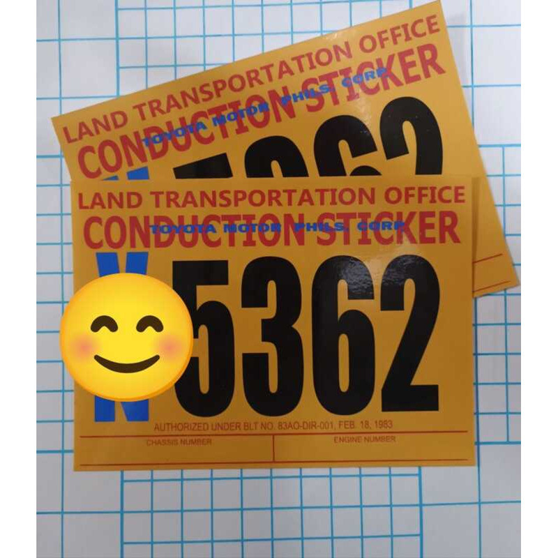Conduction Sticker 54F | Shopee Philippines
