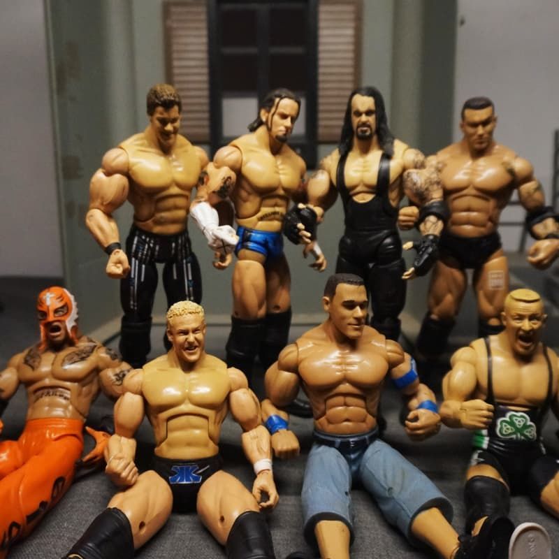 Genuine Bulk Goods Wrestler Senarel Randy HHH Joint Super Action Figure ...