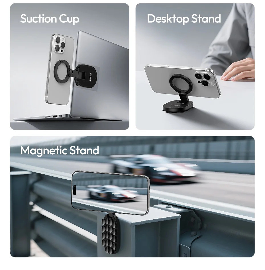 Ulanzi MA39 MagLock Suction Cup Phone Suction Mount Magnetic Phone ...