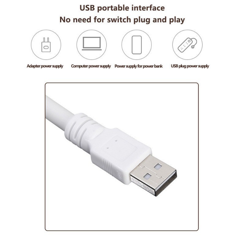 Voice Control Reading Smart Foldable Led Household Ring Plug In Night ...