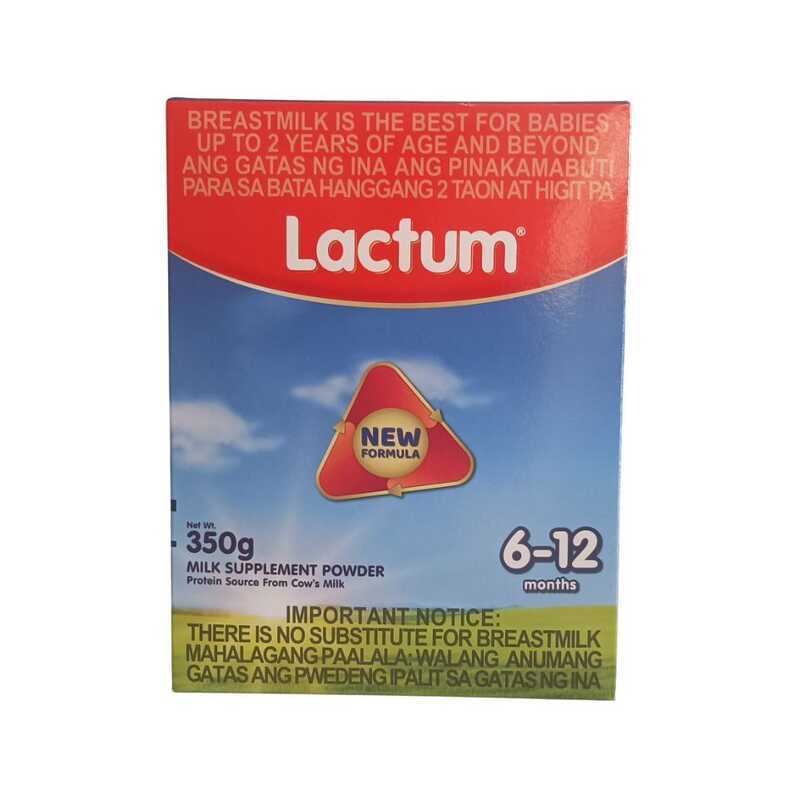 Lactum 6-12 Months Old 350G Milk Supplement Powder FDA | Shopee Philippines