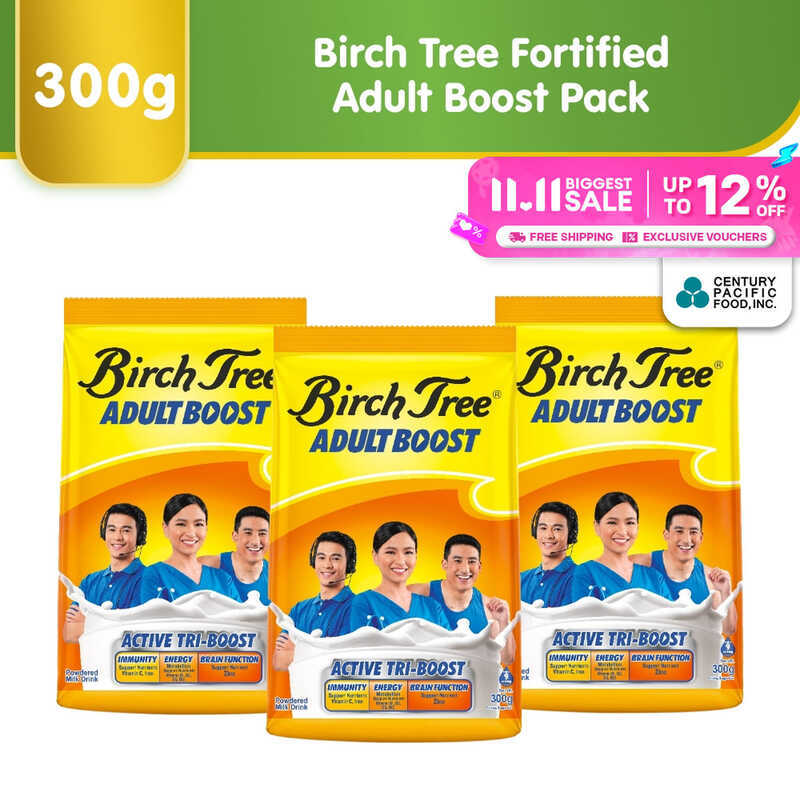 Birch Tree Fortified Adult Boost 300G Pack Of 3 D0d | Shopee Philippines