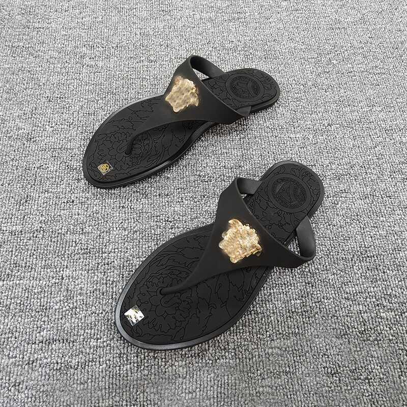 V Brand Women's Slippers 2023 Summer New Style Little Chanel Jelly ...