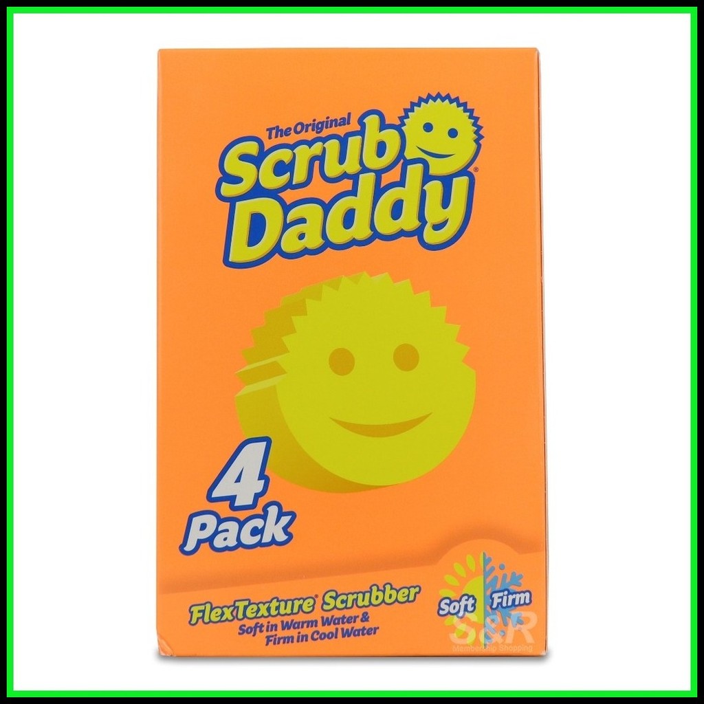 Scrub Daddy Scrubbers 4 Pack | Shopee Philippines