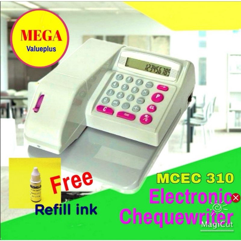 EC 100 CHECKWRITER MACHINE / CHEQUE PRINTER / CHEQUE WRITER MACHINE ...