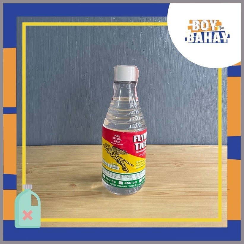 ♒ Flying Tiger Denatured Alcohol 350/400 cc/1 Liter | Shopee Philippines