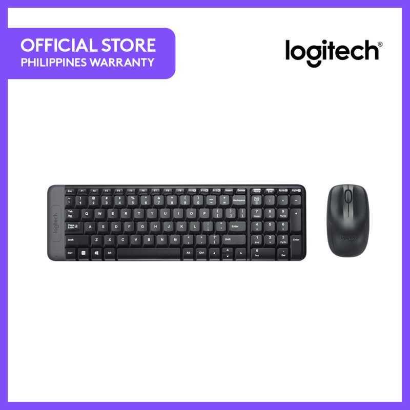 Logitech Mk220 Compact Wireless Keyboard And Mouse Combo For Windows, 2 ...