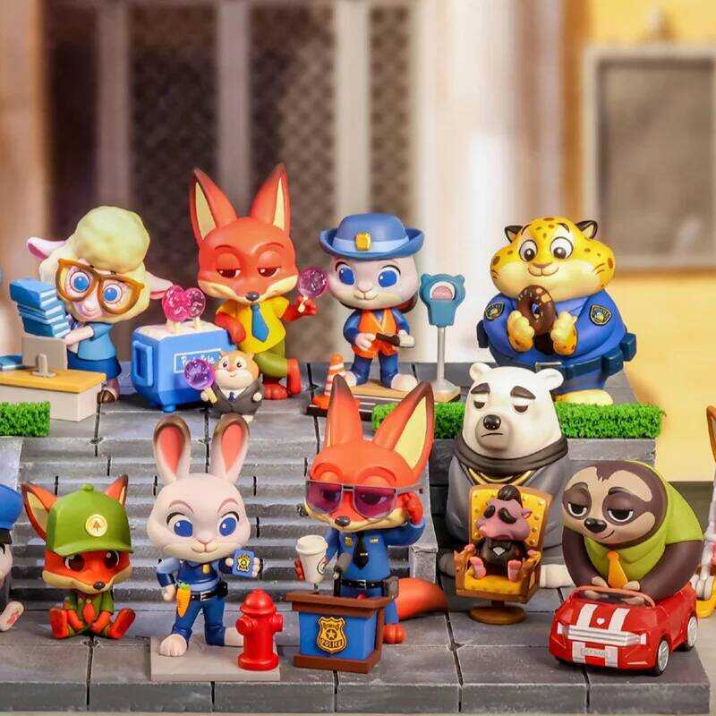 Zootopia Judy Nick Flash Finnick Chief Bogo Action . Zootropolis Figure ...
