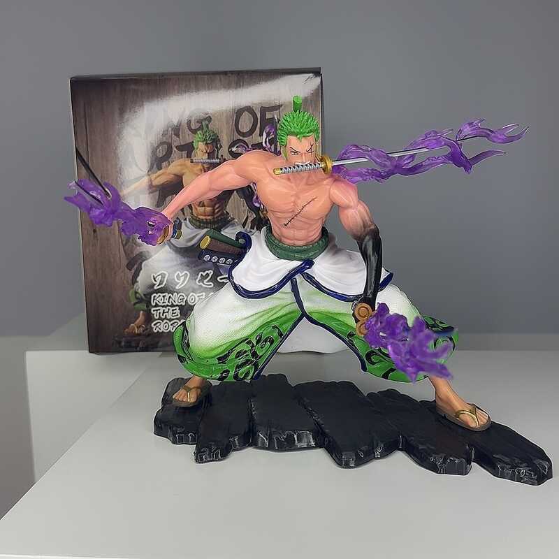 One Piece GK Domineering Enma Sword Zoro Three-Weapon Flow Battle ...