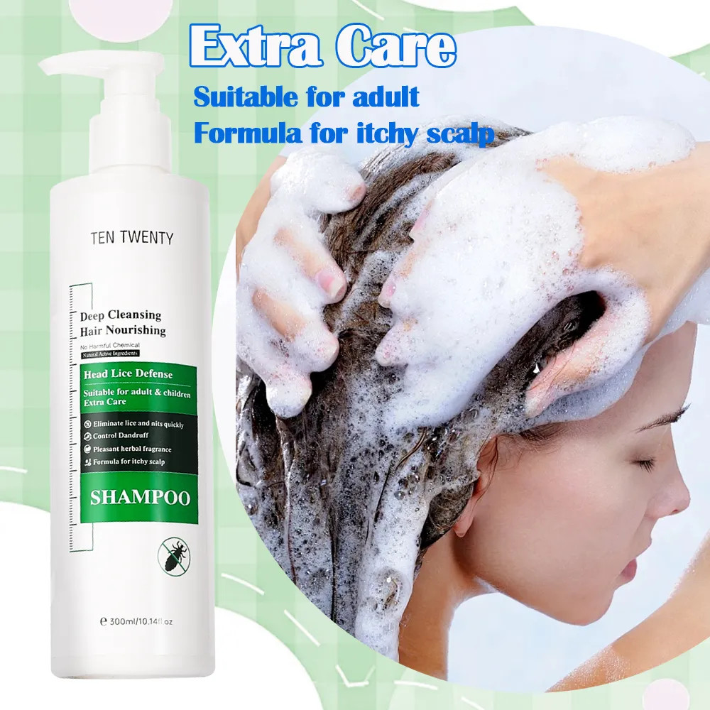 TEN TWENTY Remover Lice & Nits Shampoo 300ml – for child, adults Deep ...