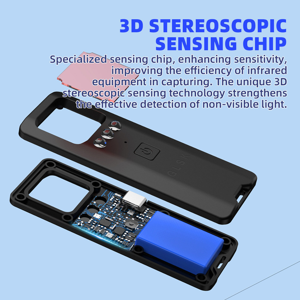 Portable Hidden Camera Detector Black/White Anti-Spy Security Gadget ...