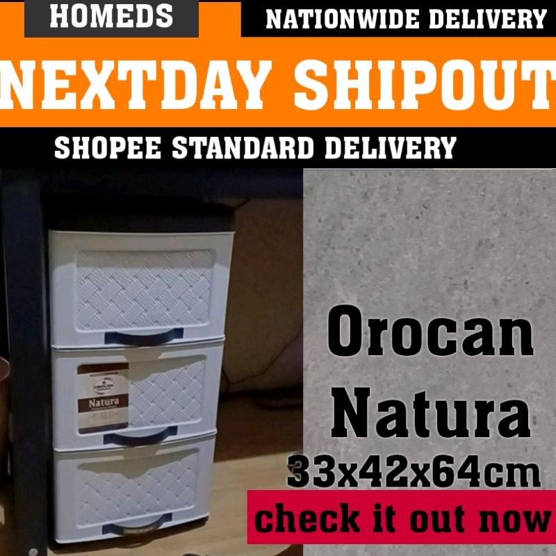 natura orocan drawer 7layer 6layer 5layer 4layer wxLxH E | Shopee ...