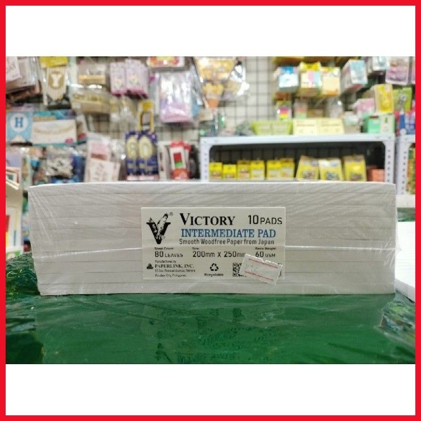 ♀ Victory Intermediate Pad (80leaves) | Shopee Philippines